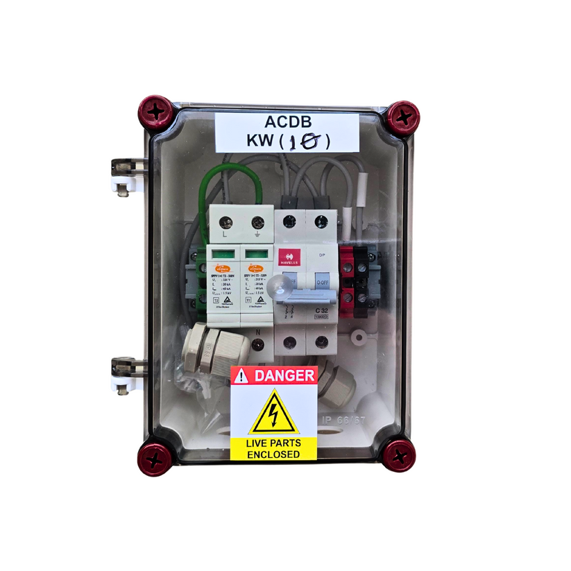 Havells Solar ACDB – Single Phase AC Distribution Box with MCB & SPD ...